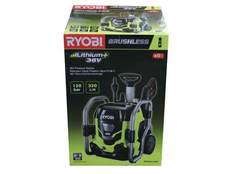 Hochdruckreiniger RYOBI RPW36120HI - ohne Akku im Angebot | Agrieuro