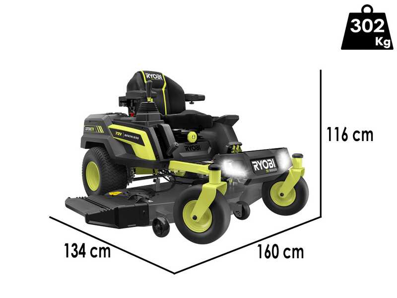 Ryobi ZTRX137 - Akku-Aufsitzmäher im Angebot | Agrieuro