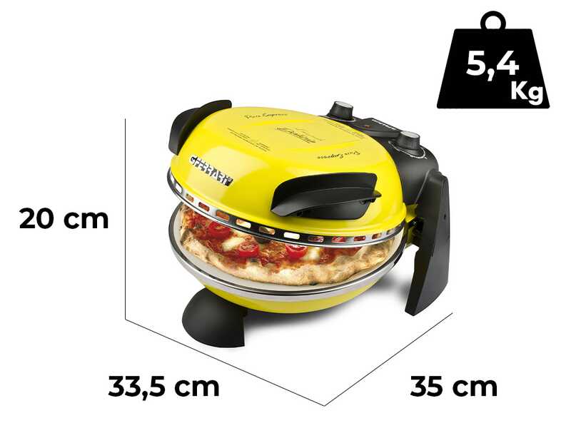 G3 Ferrari Delizia Gelb - Pizzaofen im Angebot | Agrieuro