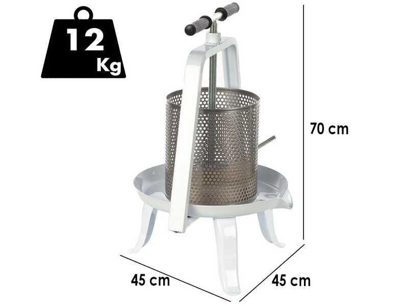 Enotecnica Pillan - Obstpresse - 9L im Angebot | Agrieuro