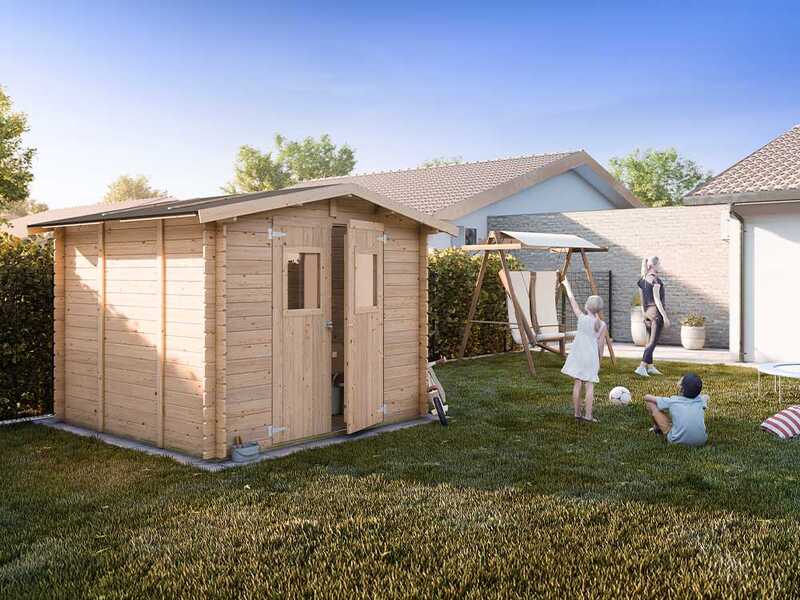 Alce – Gartenhaus Forrest 249 x 249 im Angebot | Agrieuro